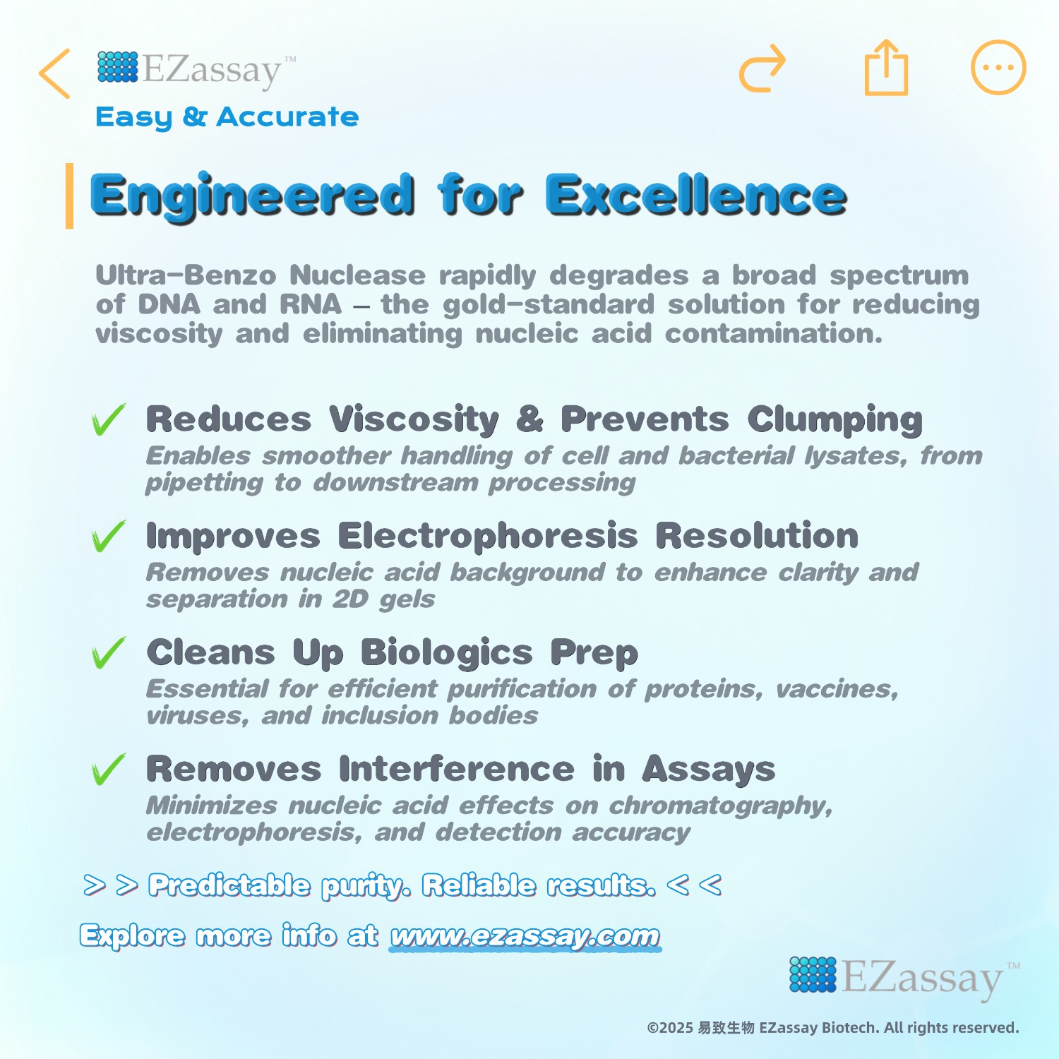 Ultra-Benzo Nuclease : Struggling with sticky lysates or inconsistent ...