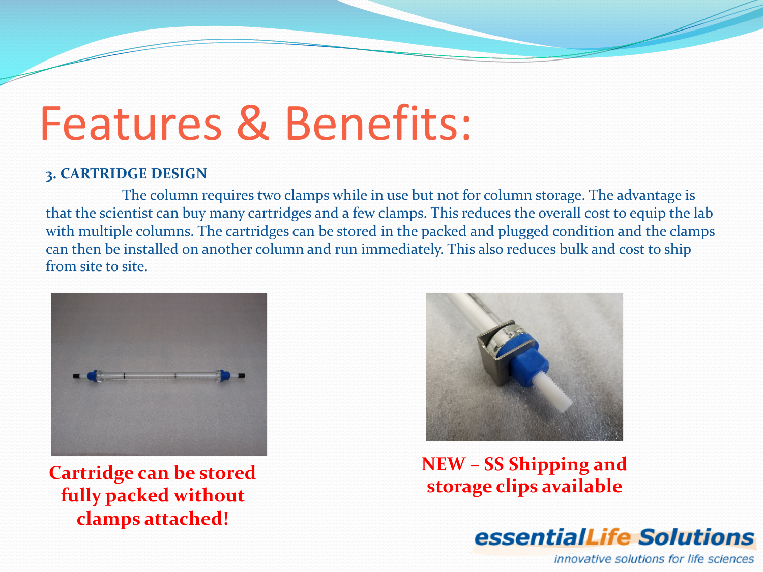 SNAP Columns Patended Technology, Features & Benefits... : 이앤씨바이오