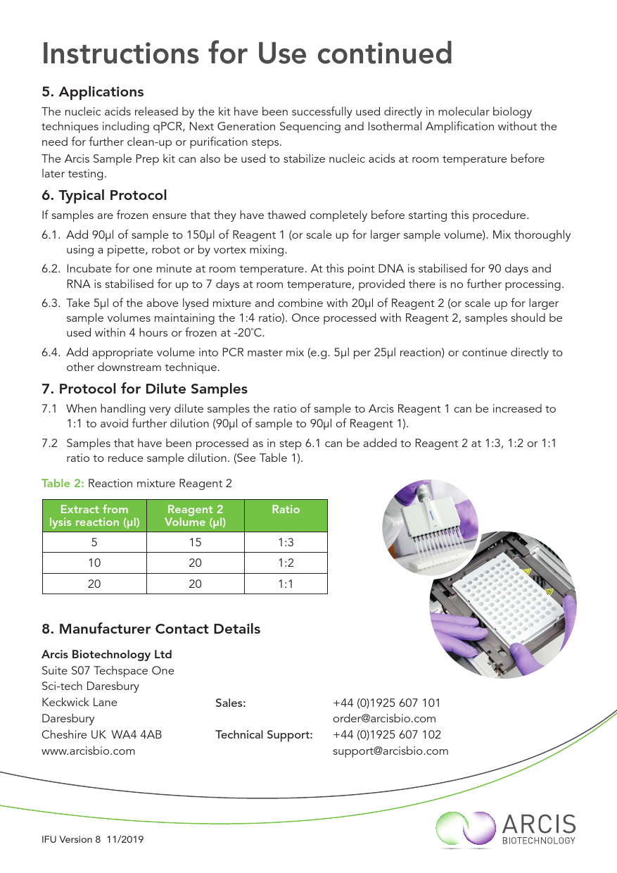 ARCIS Pathogen Kit in 3 minutes. : 이앤씨바이오