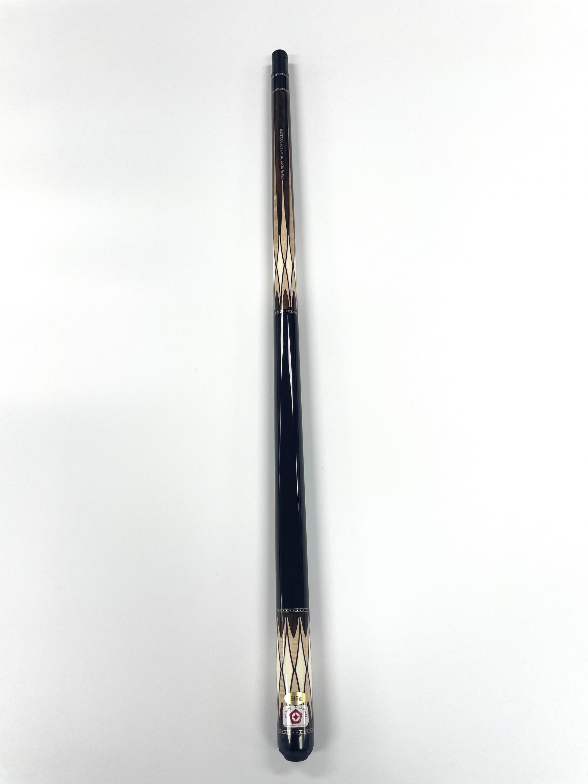 ADAM MUSASHI IM-8P PS-10 흑단/컬리/화이트수지 : 국제당구 빌마트