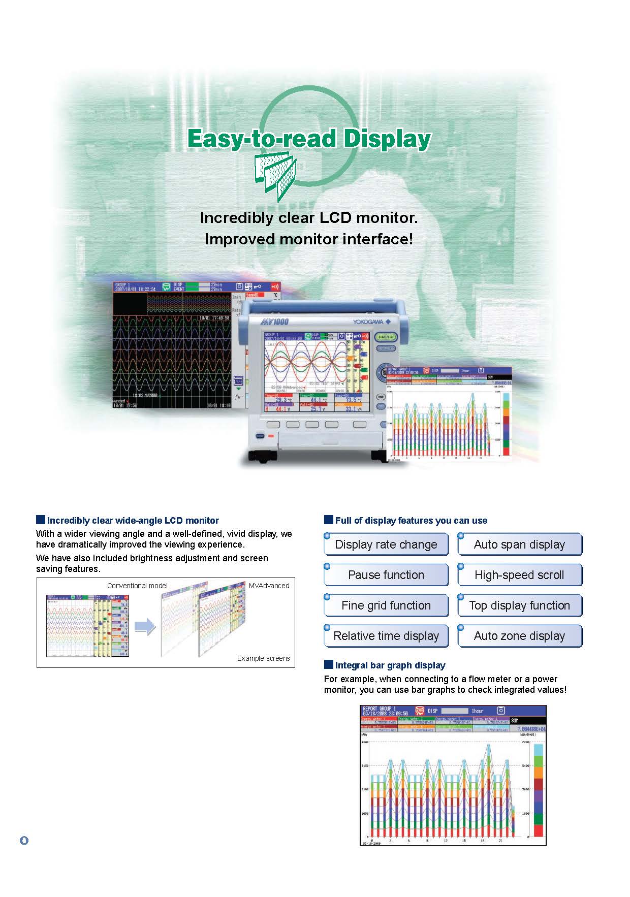 Portable Paperless Recorder(휴대용 페이퍼리스 레코더) - MV1000/MV2000 (YOKOGAWA ...