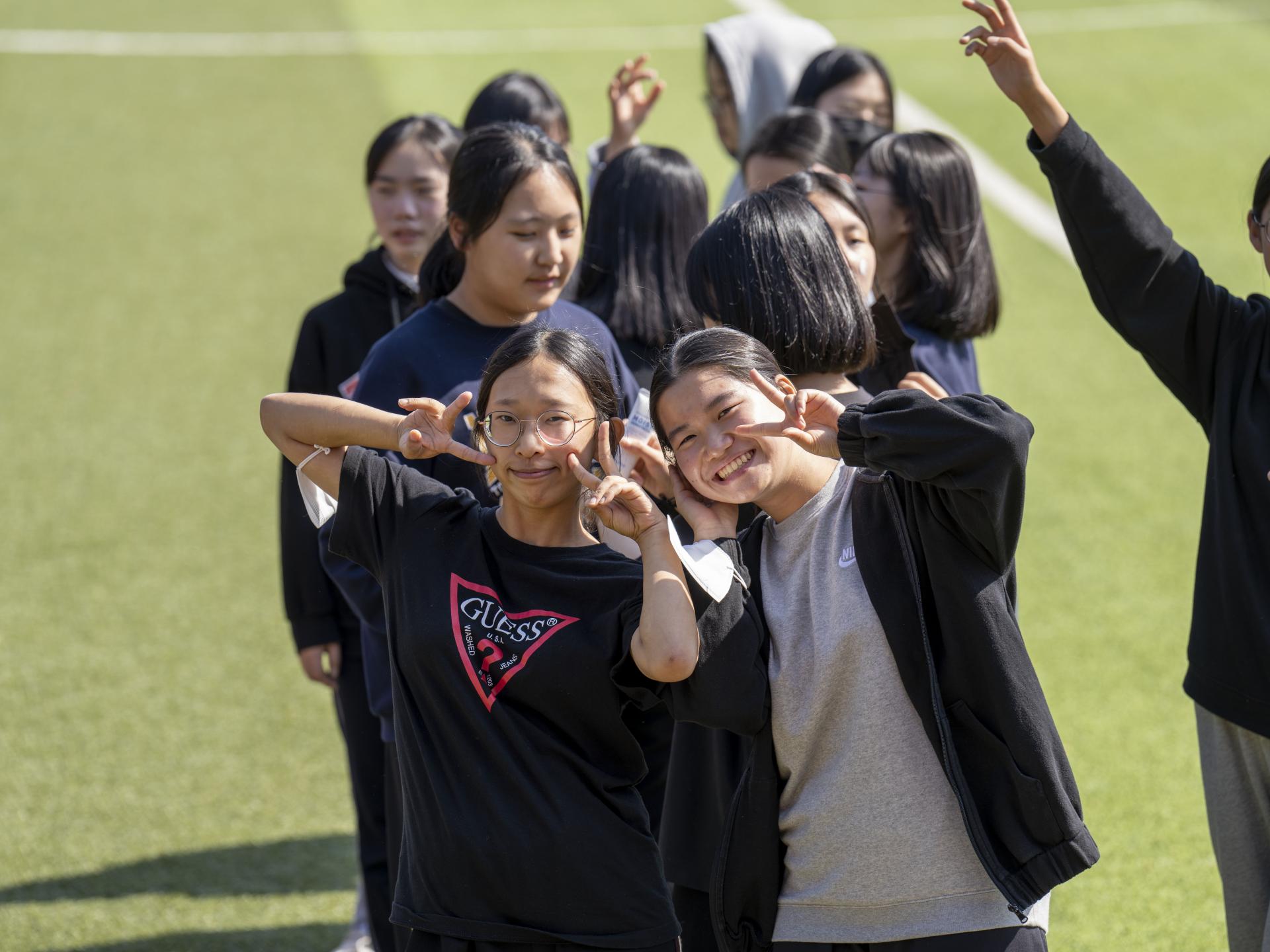광주링컨학교 후배들과 하나되는 체육대회 대구링컨학교