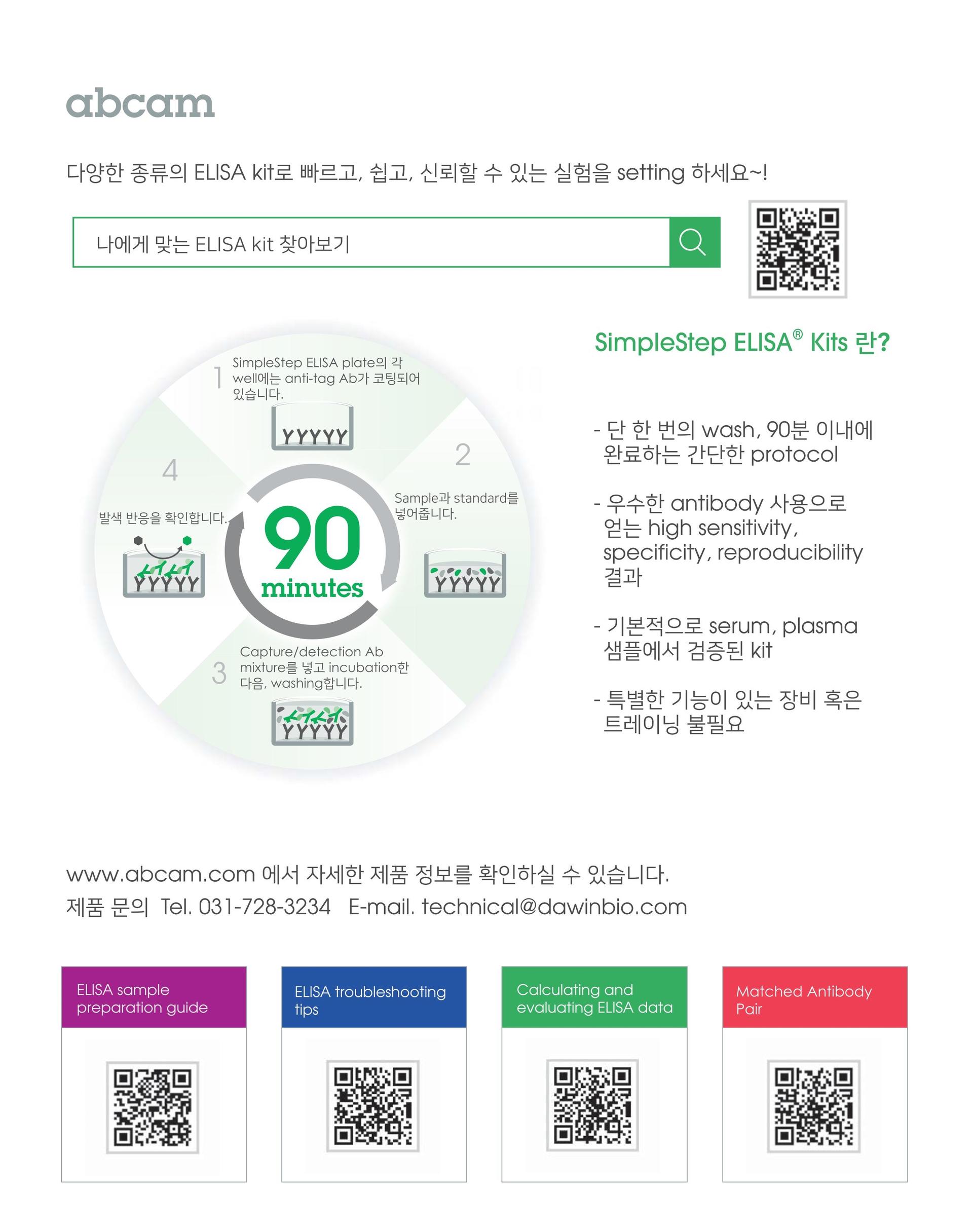 [Abcam] Abcam ELISA kit 15% 할인행사 [20.05.18~20.06.23] : 제품정보