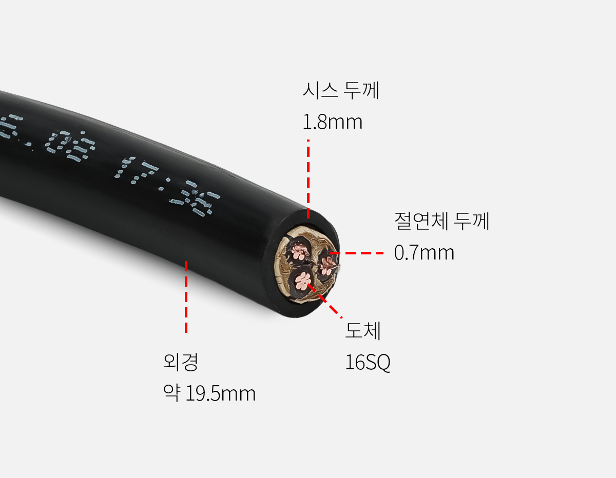 CV전선 16SQ 3C : 미경전기
