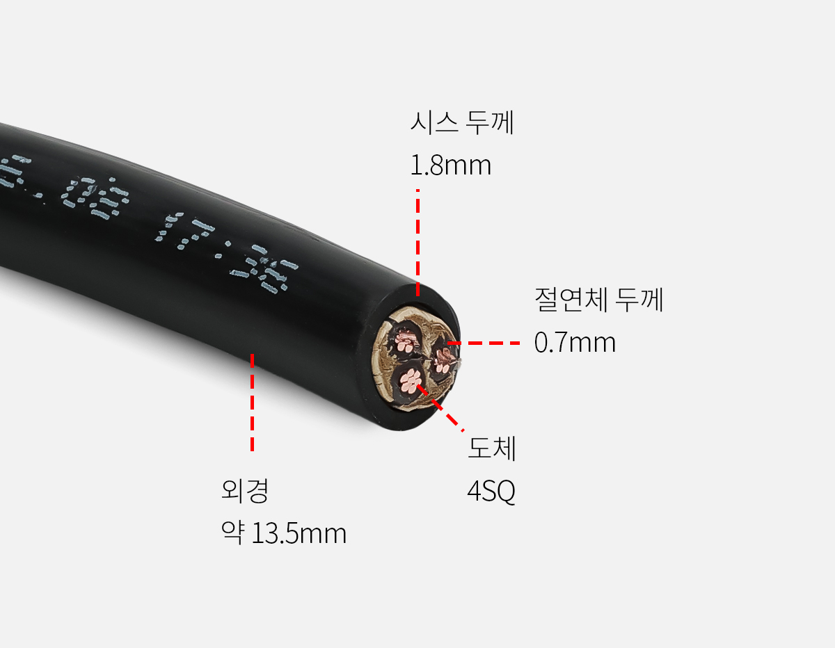 CV전선 4SQ 3C : 미경전기