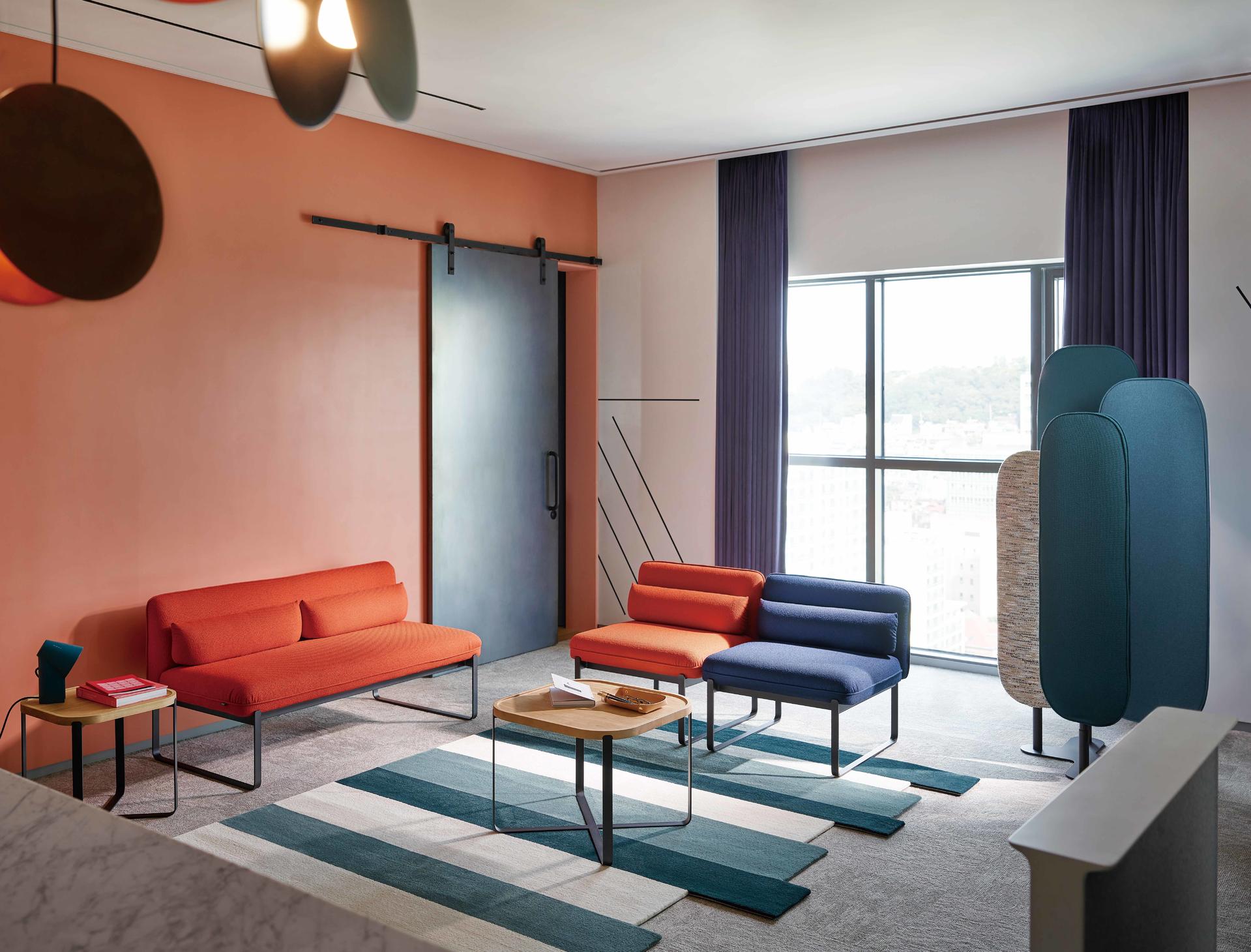 퍼시스 2인 독립형 소파 프레임/하부장(CS622, CS622D) : 퍼시스 오피스 공간 솔루션, 오피스컨설팅이룸