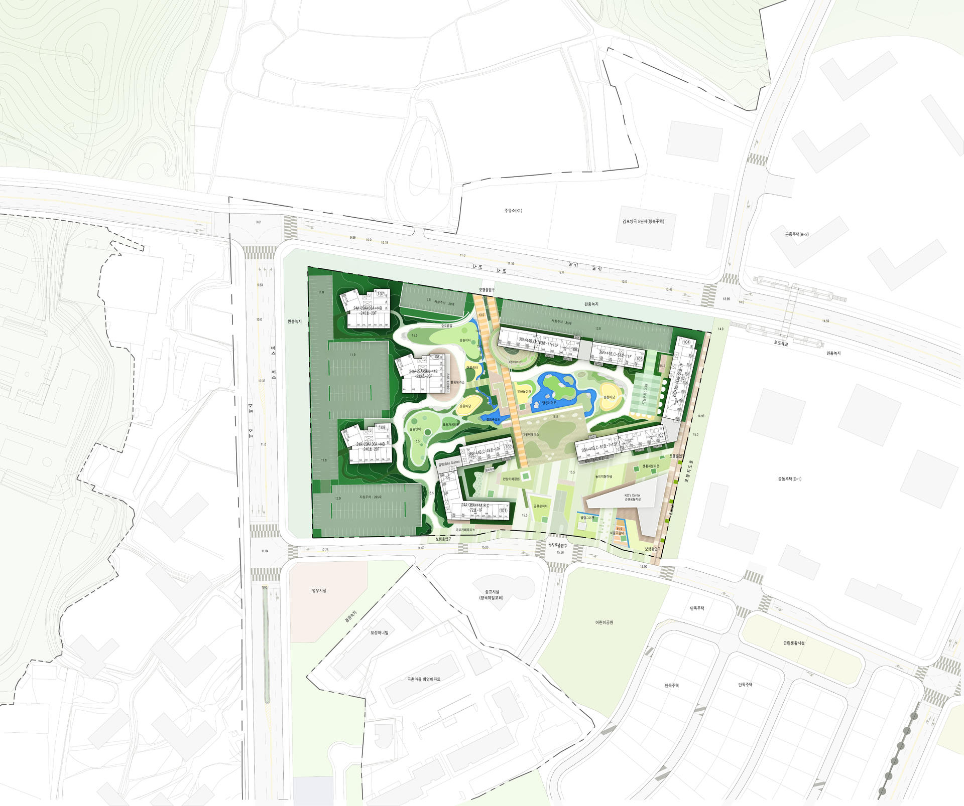 김포양곡 C-1BL 공동주택 설계공모 : PAC