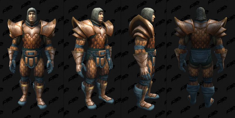 10.1.0 HD 비늘 갑옷 방어구 세트 모델. : 최신 WoW 정보 게시판