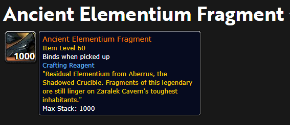 기원사 전용 전설 무기 시작 퀘스트 아이템 및 제작 재료에 대하여. : 최신 WoW 정보 게시판