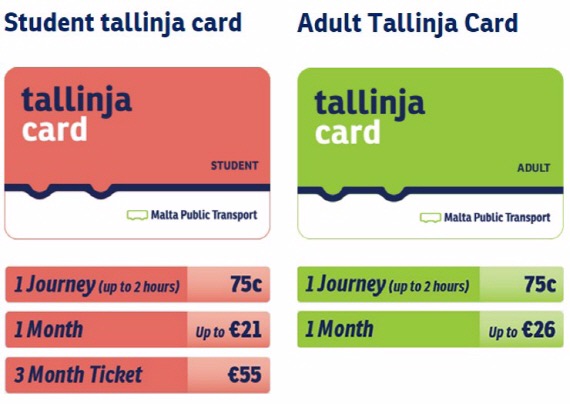 몰타의 대중교통 버스카드(Tallinja Card)신청/충전하기 : 몰타어학연수 소식, 몰타유학