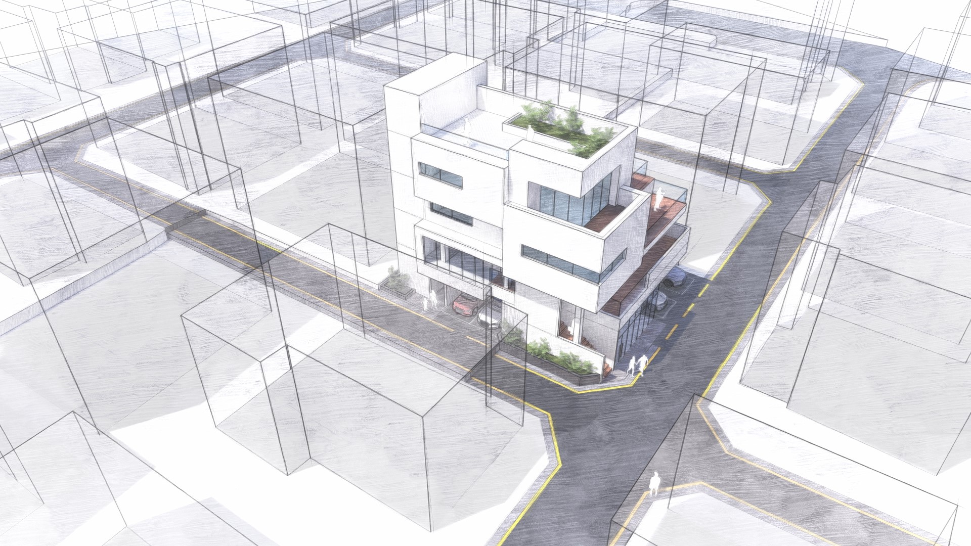 역삼동 소규모 근린생활시설;Mass Study (Yeoksam-dong Small Commercial Facilities ...