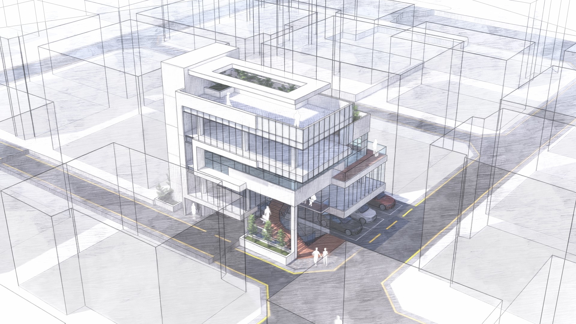 역삼동 소규모 근린생활시설;Mass Study (Yeoksam-dong Small Commercial Facilities ...