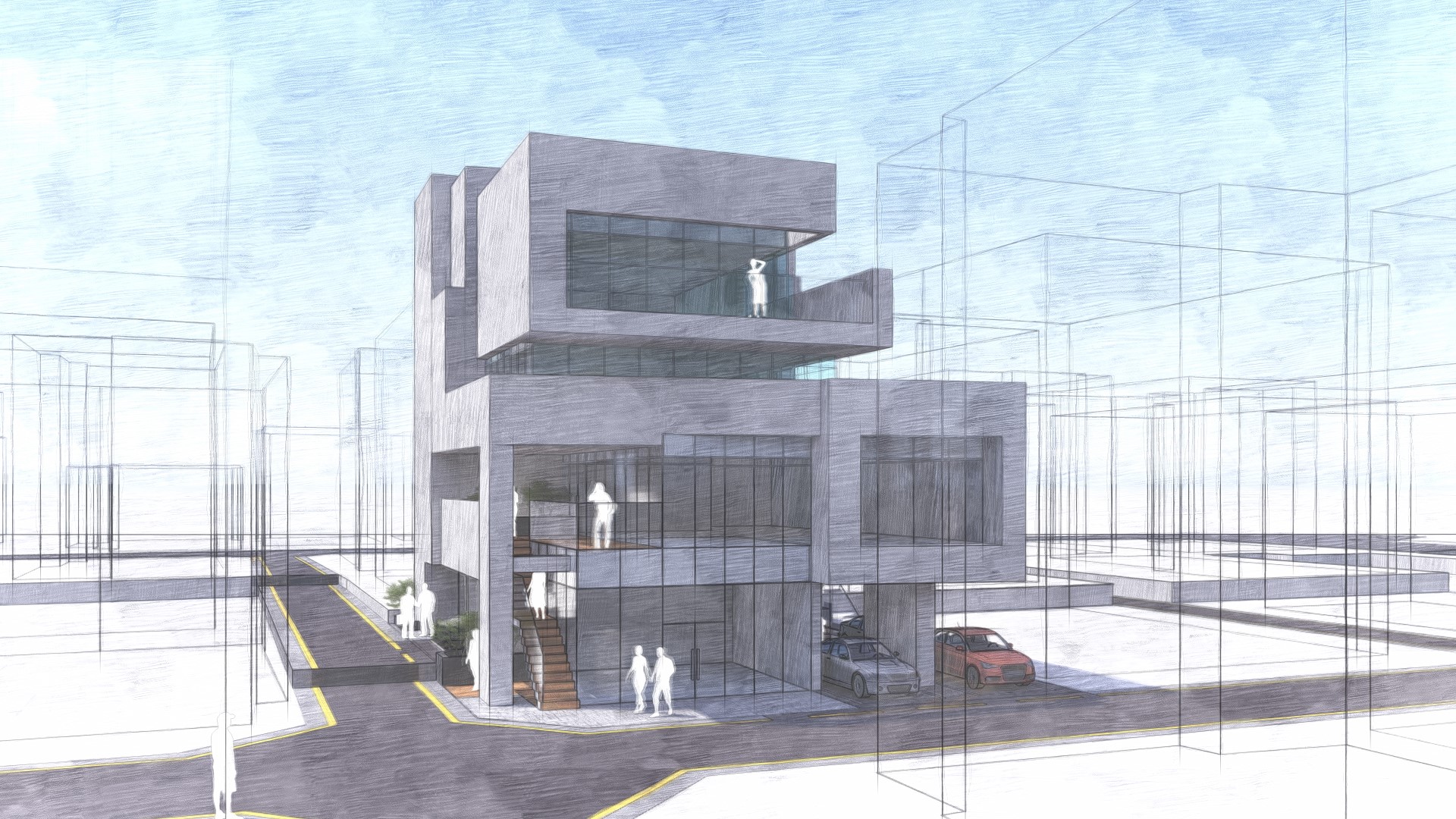 역삼동 소규모 근린생활시설;Mass Study (Yeoksam-dong Small Commercial Facilities ...