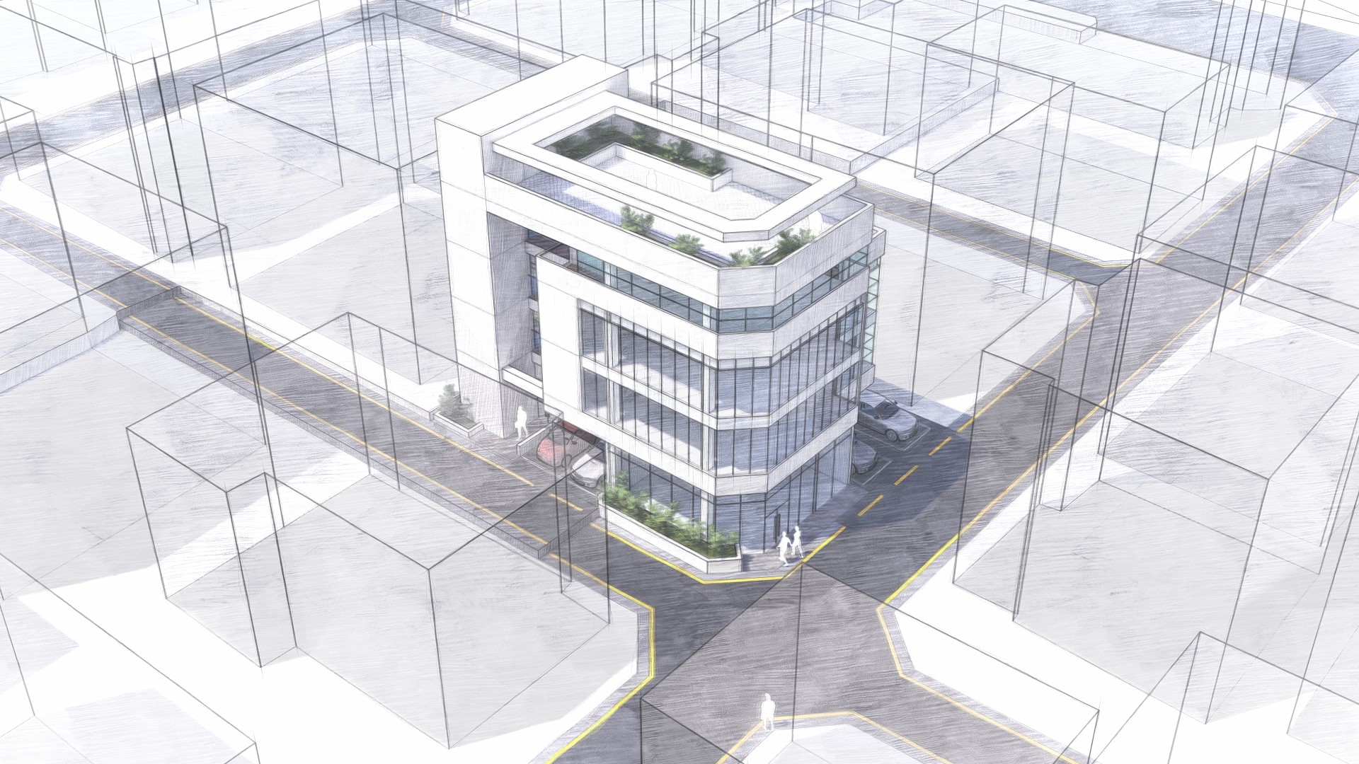 역삼동 소규모 근린생활시설;Mass Study (Yeoksam-dong Small Commercial Facilities ...