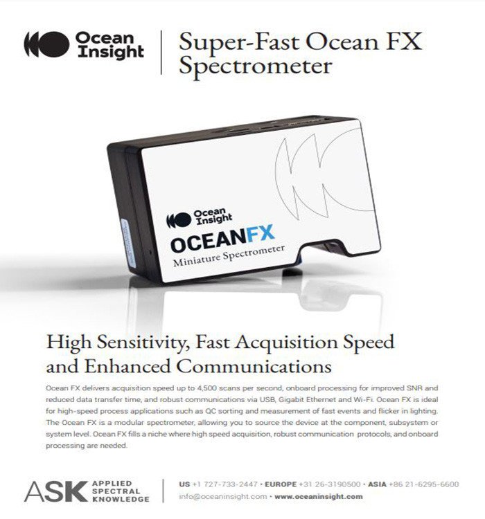 Preconfigured Ocean FX UV-VIS Spectrometer : 코어레이 l CoreRay Laser Total ...