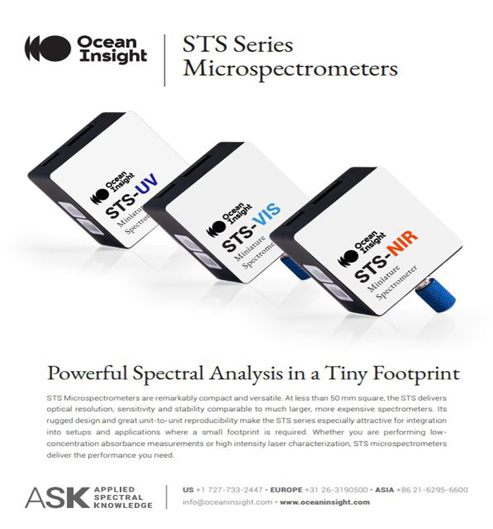 STS-VIS Spectrometers : 코어레이 l CoreRay Laser Total Solution