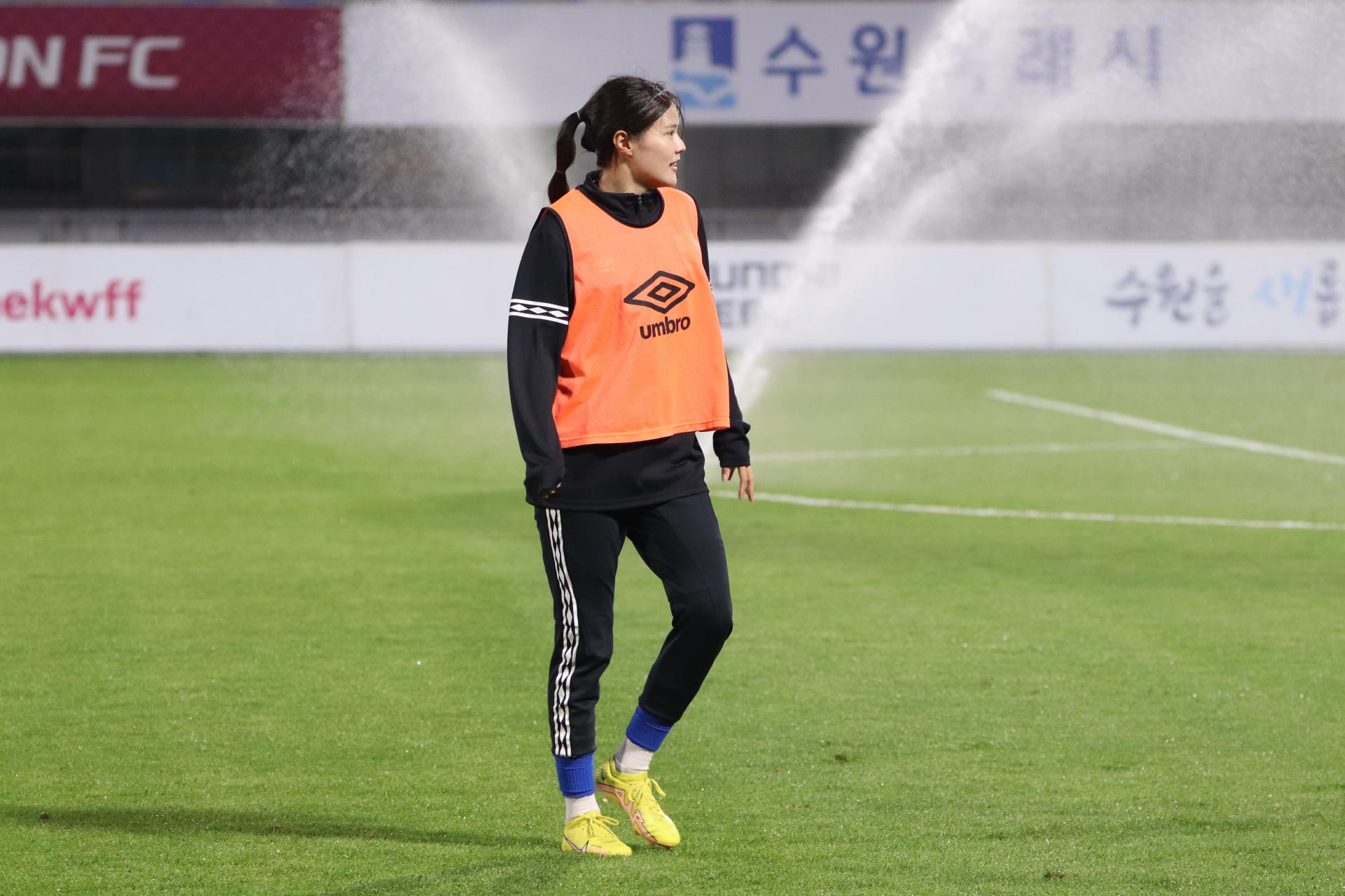 2023_WK리그_10R_수원FC위민(1) vs (2)인천현대제철 (수원 종합운동장)_MVP 인천 최유정 선수 : kwff