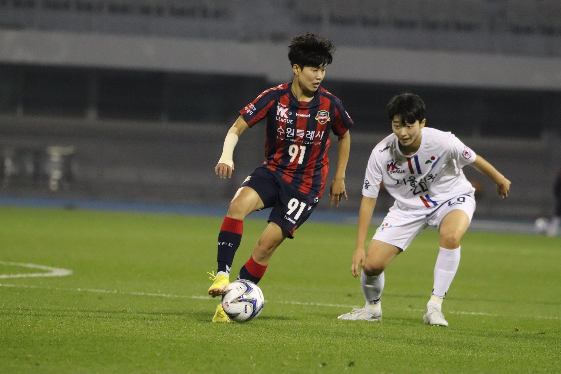 2022_WK리그_20R_수원FC vs 서울시청 (수원종합운동장)_MVP 서울시청 서현숙 : kwff