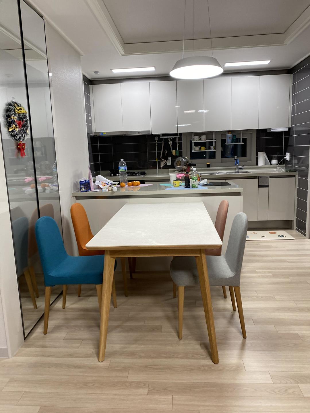 인천시 배송 - KT 테이블(내추럴-오크) : 고객님 댁에 놓인 프롬다이닝 제품