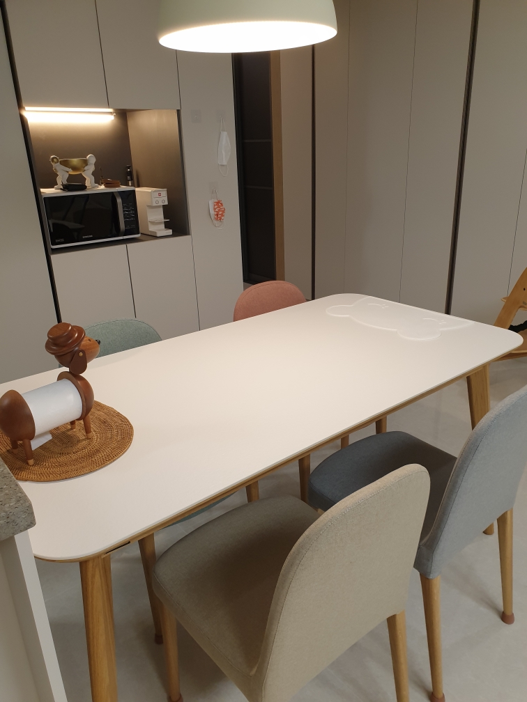 안산 그랑시티자이 배송 - KT 테이블(내추럴-오크) : 고객님 댁에 놓인 프롬다이닝 제품