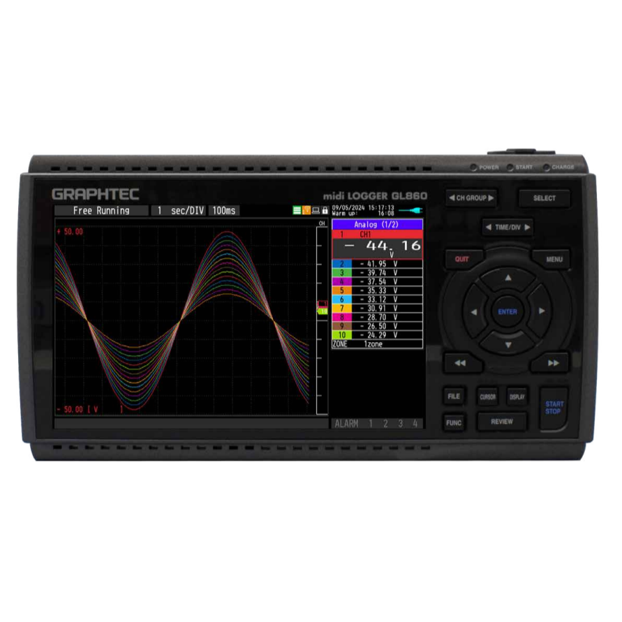 GRAPHTEC | 휴대용 데이터로거 - GL860