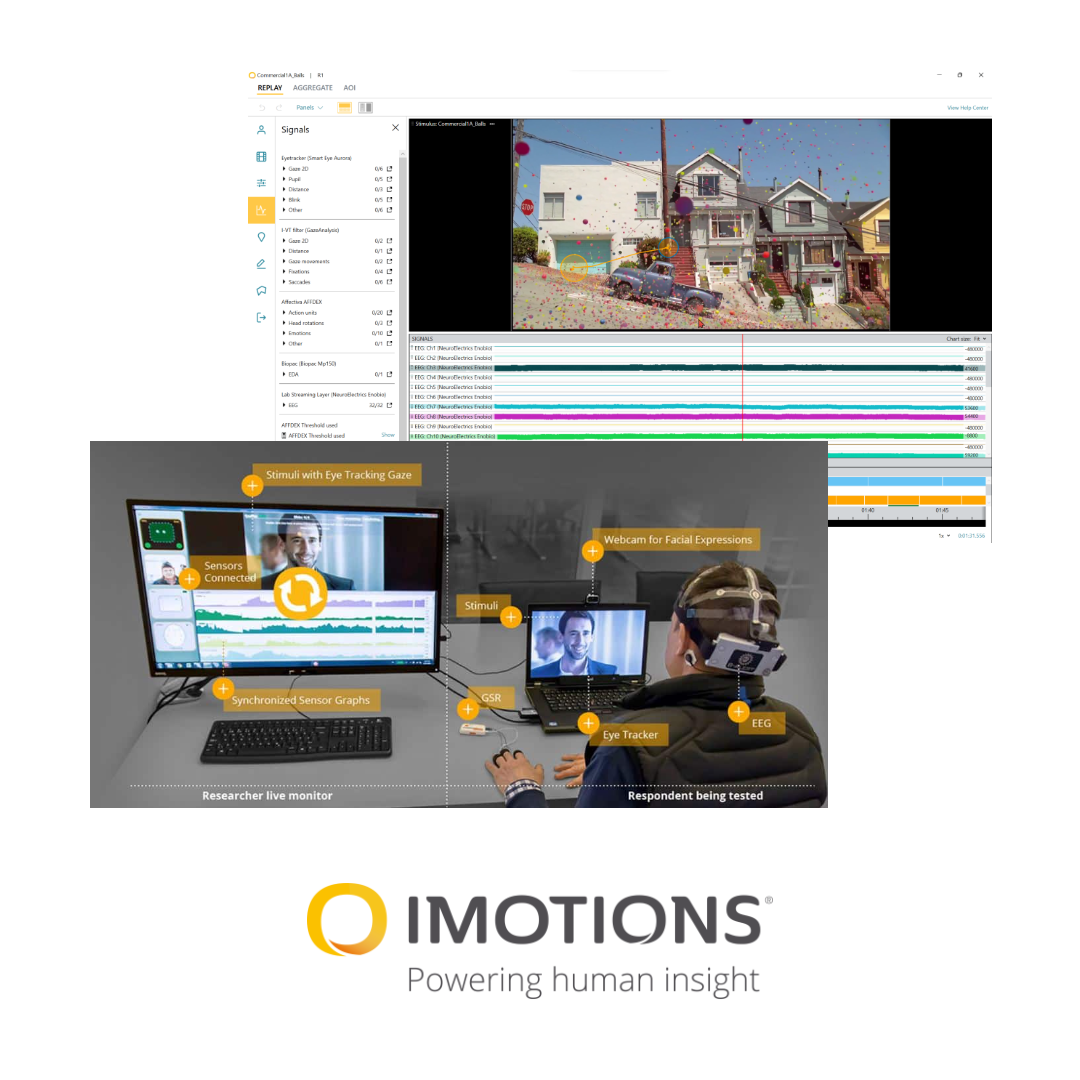 제어계측 제품 - 생체 신호 분석 - iMotions