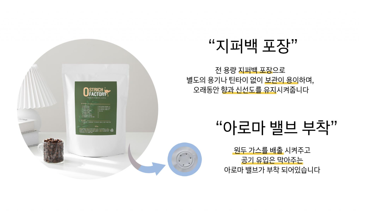 [대용량] 베트남 로부스타 G1 1kg (3kg 부터 할인) : 오스트리치 팩토리