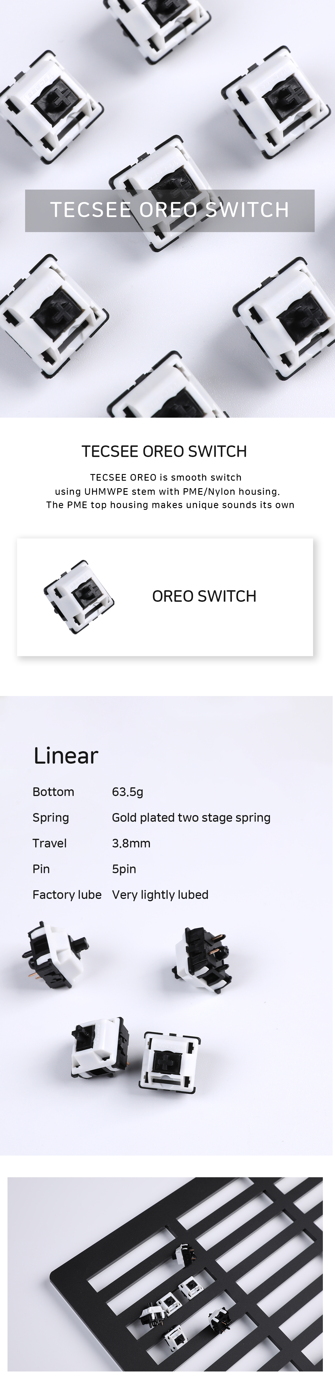 Tecsee Oreo switch (1pcs) : Monstargear