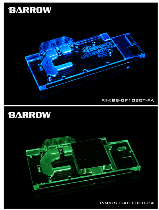 Barrow GPU Water Block for Galax Gamer 1080/1070/1060 BS-GAG1080-PA ...