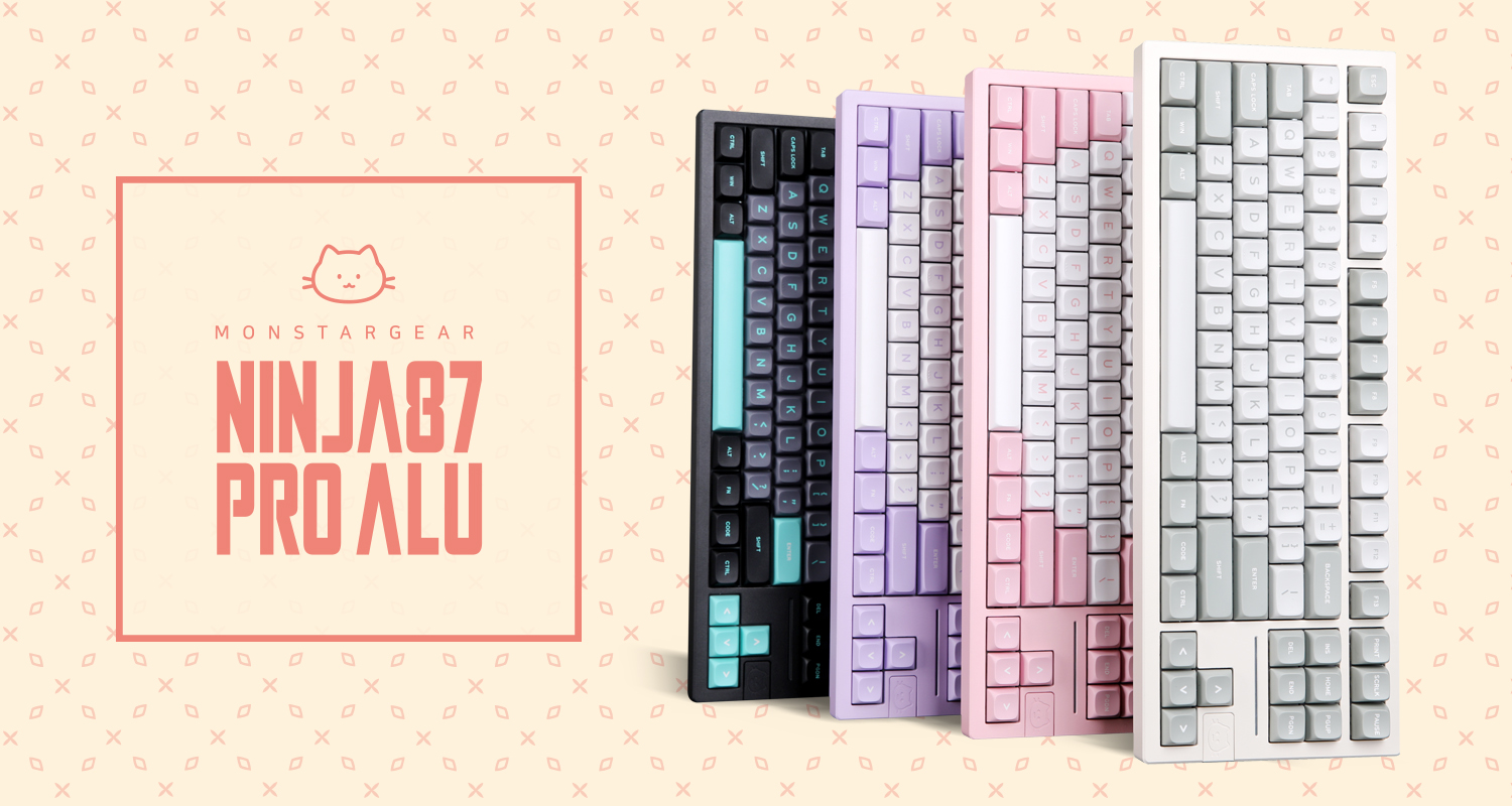 몬스타기어 닌자87 PRO ALU 출시예정 : 몬스타기어 - 혁신적인 입력 장치 및 수냉식 AI 서버 PC 제조