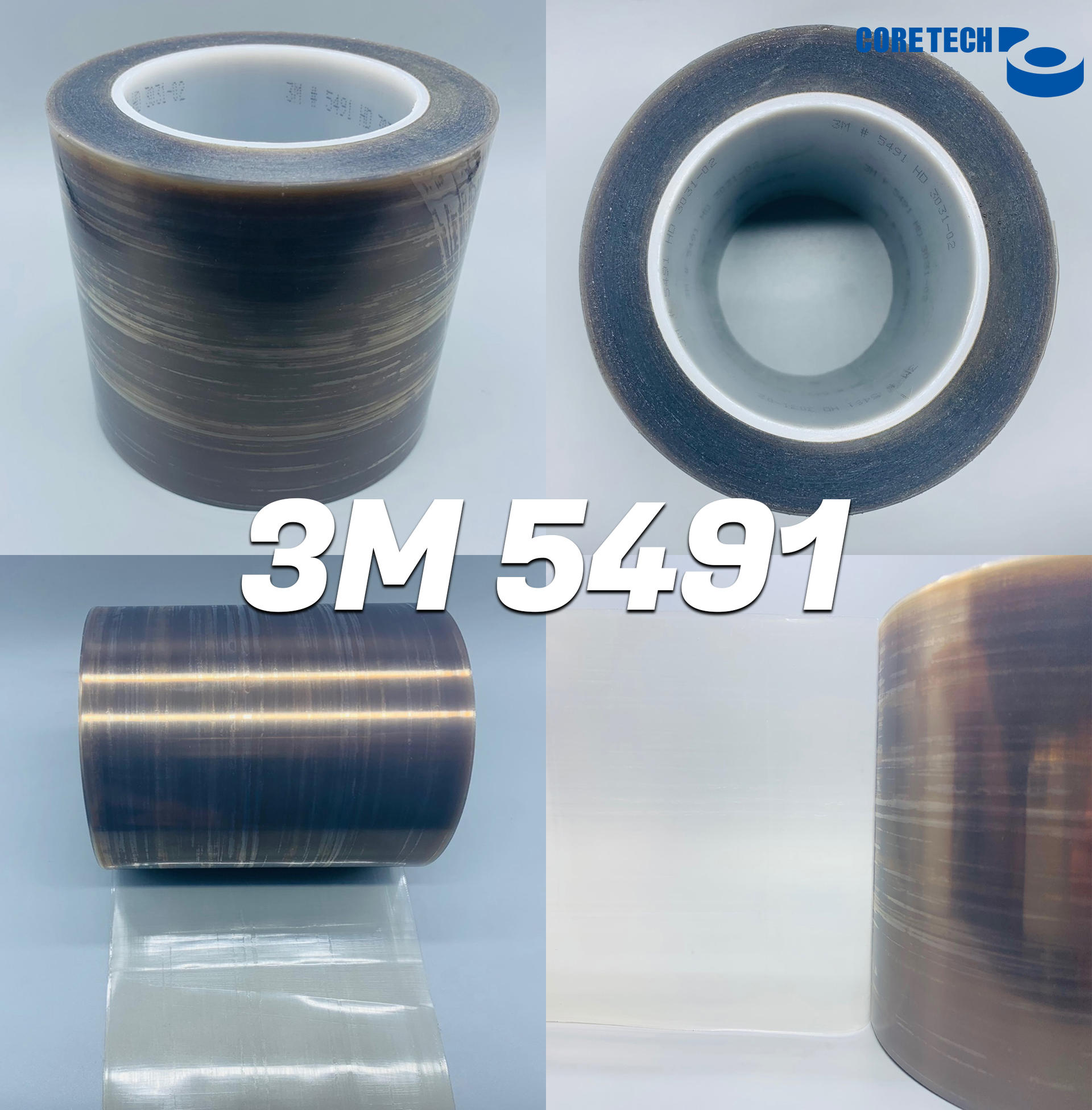 3M 5491 낮은 표면 마찰 테이프 PTFE필름 테프론 테이프 : (주)코어텍