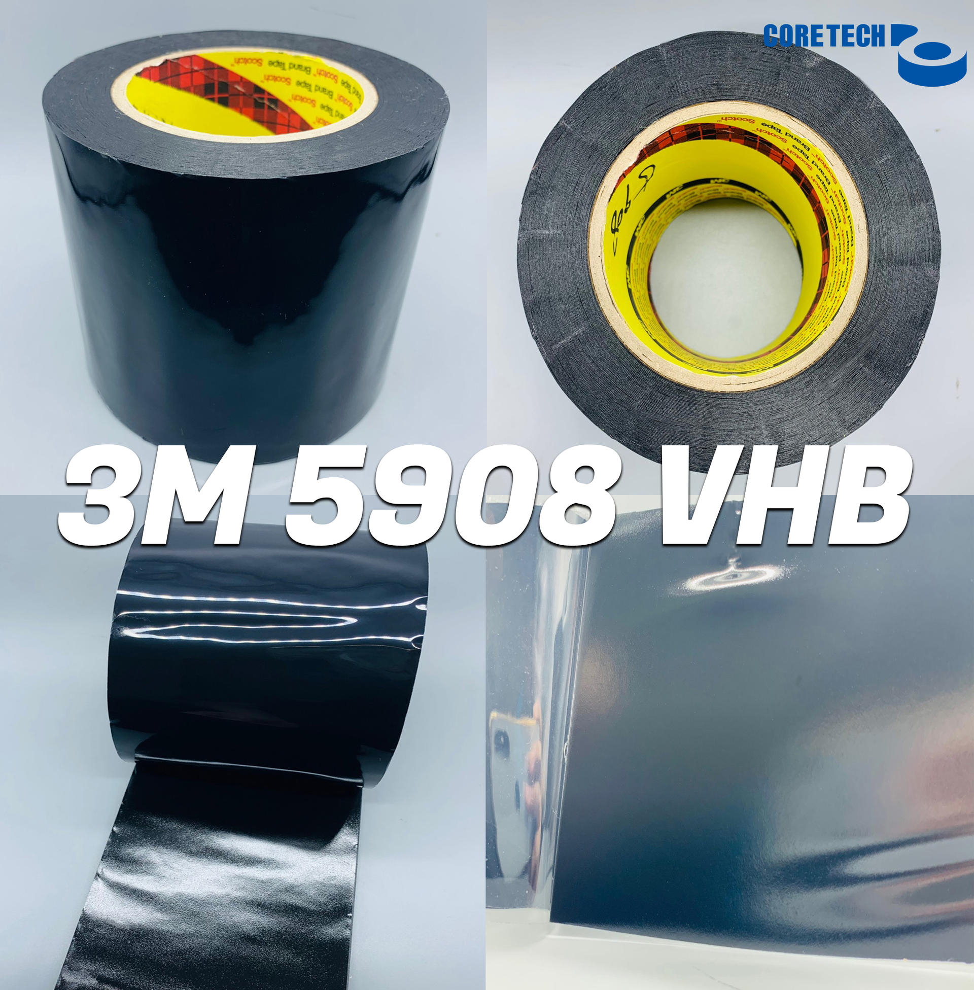 3M VHB 5908 검정색 아크릴 폼 양면테이프 : (주)코어텍