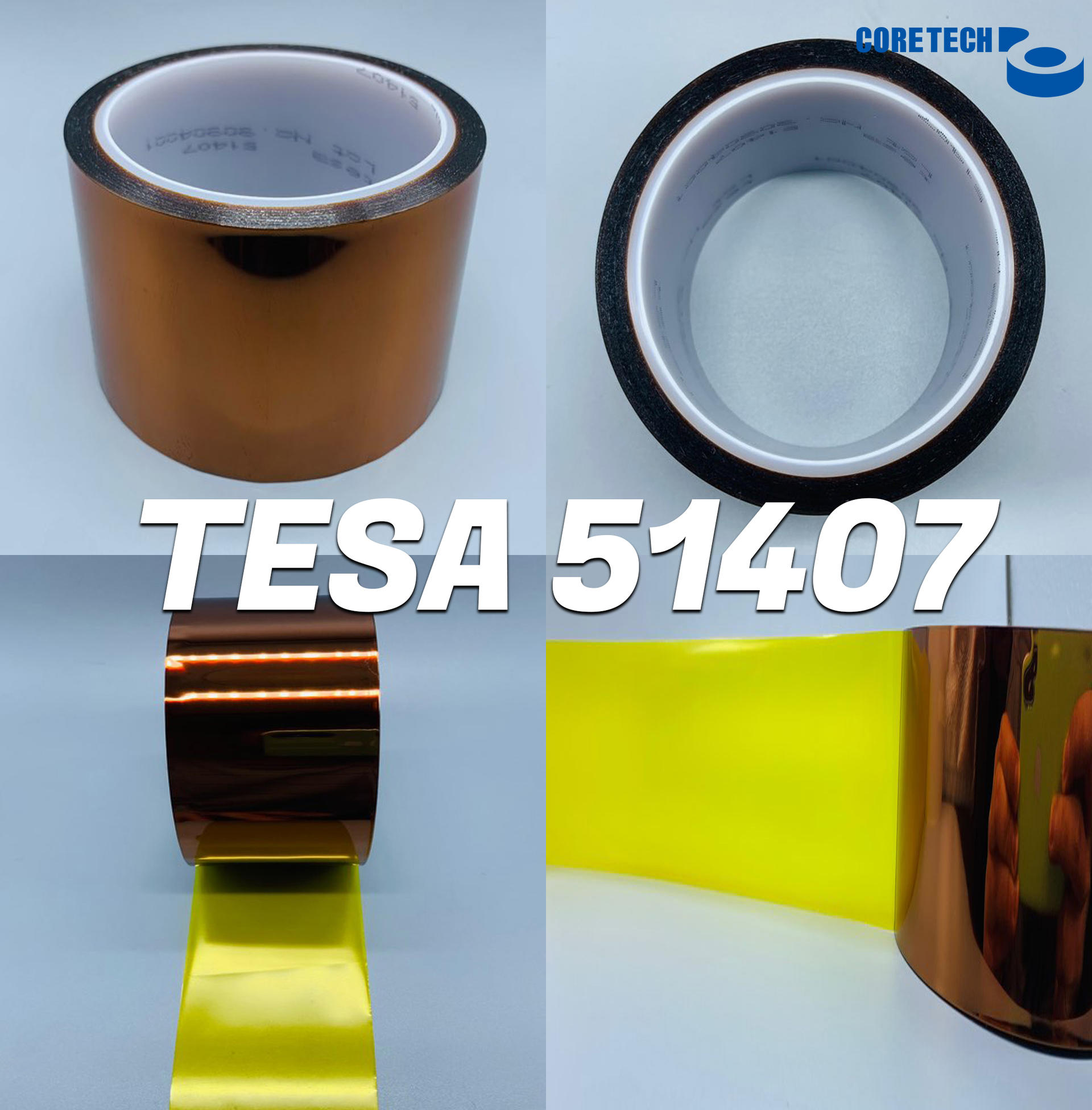 TESA#51407 PI(폴리이미드)테이프 캡톤테이프 : (주)코어텍