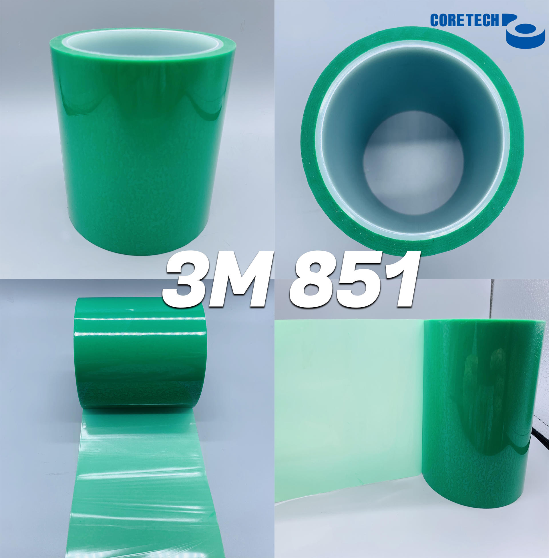 3M 851 PET실리콘 단면테이프 사진정보 : (주)코어텍