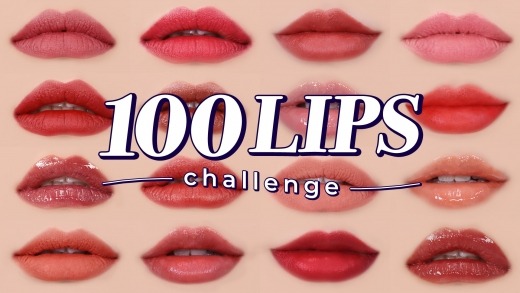 파우더룸, 대리만족 콘텐츠 '100 LIPS 챌린지' 선보여 : 파우컴퍼니