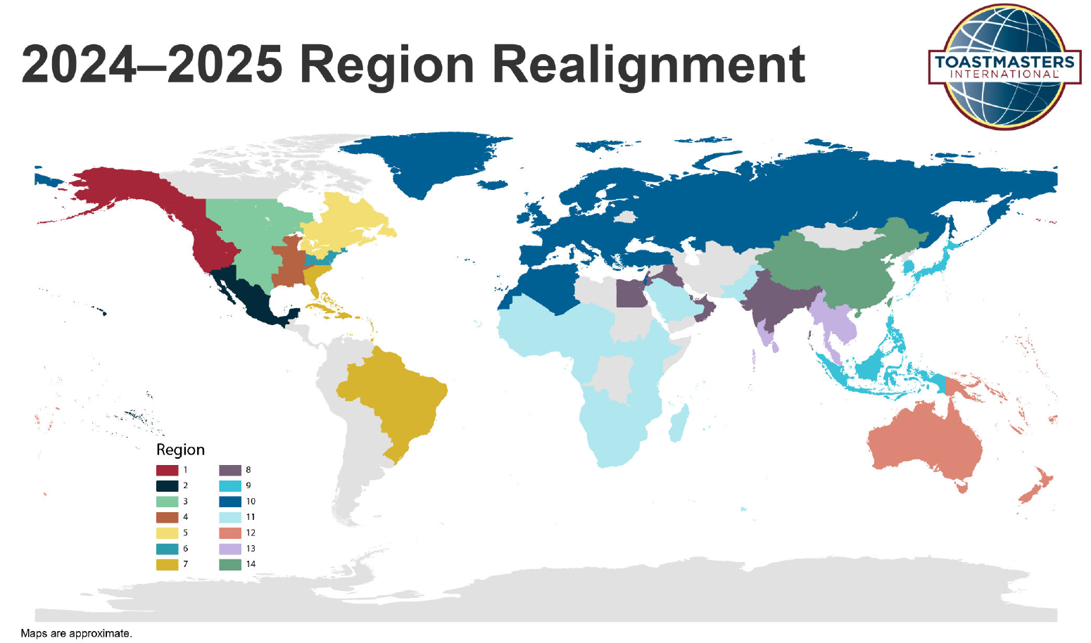 REGION REALIGNMENT 2024 : Announcement