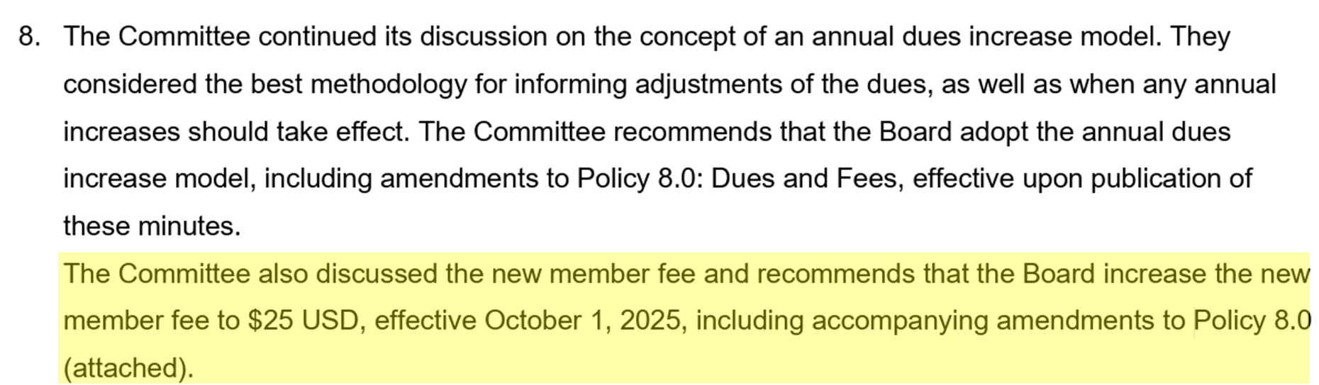 Toastmasters International - New Member Fee Increase ($20 USD -> $25 ...