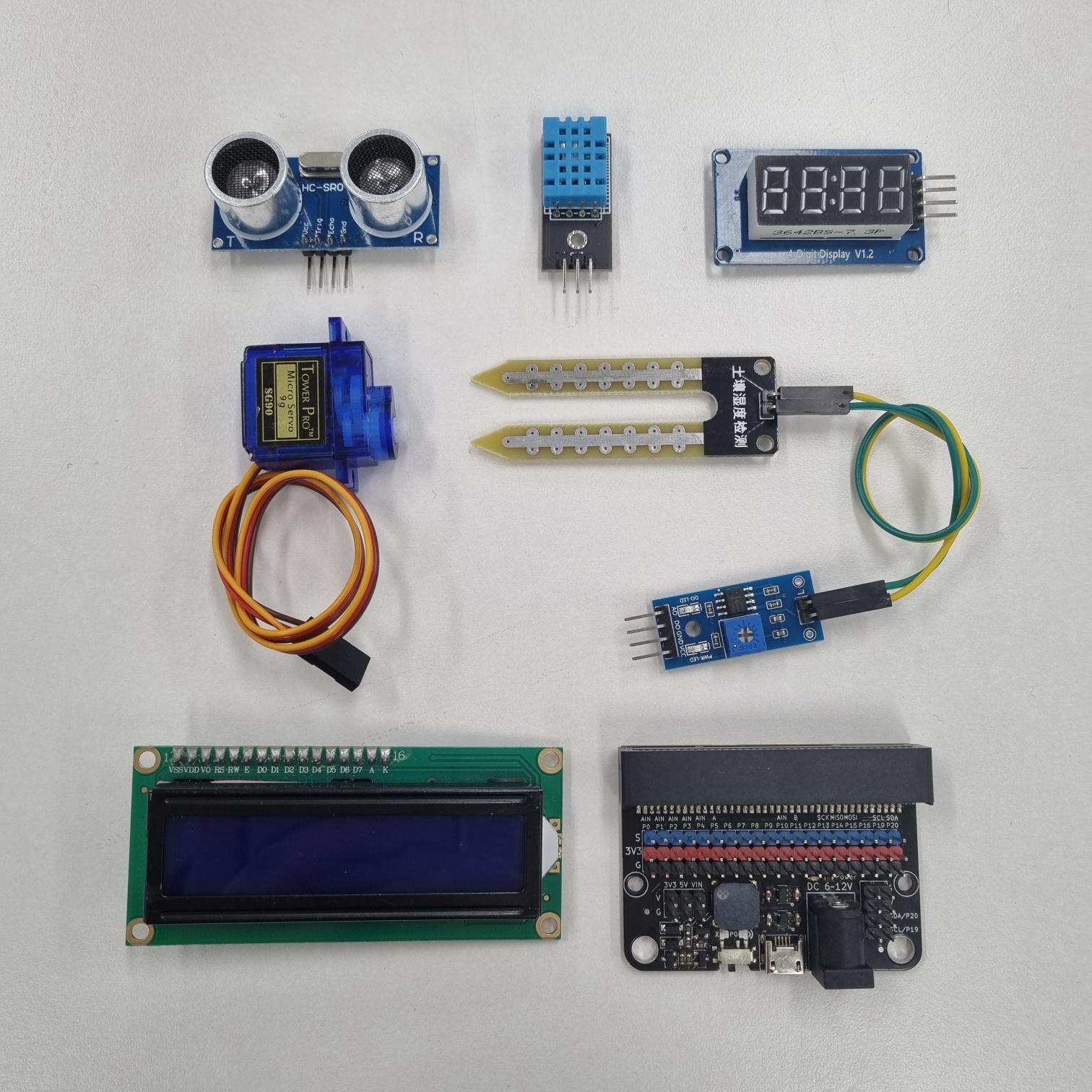 Sensors available for use on micro:bit