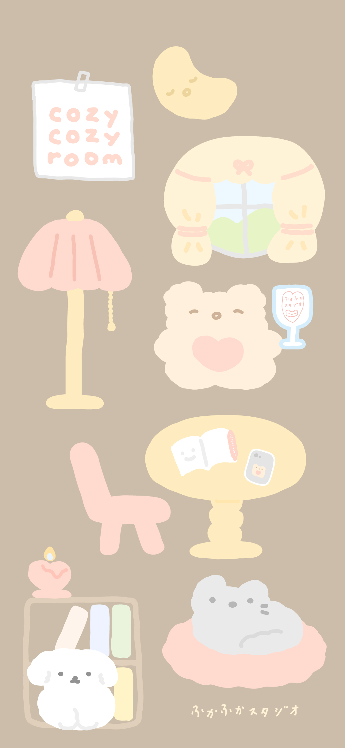 [wallpaper] cozy room : HOOKKA HOOKKA STUDIO