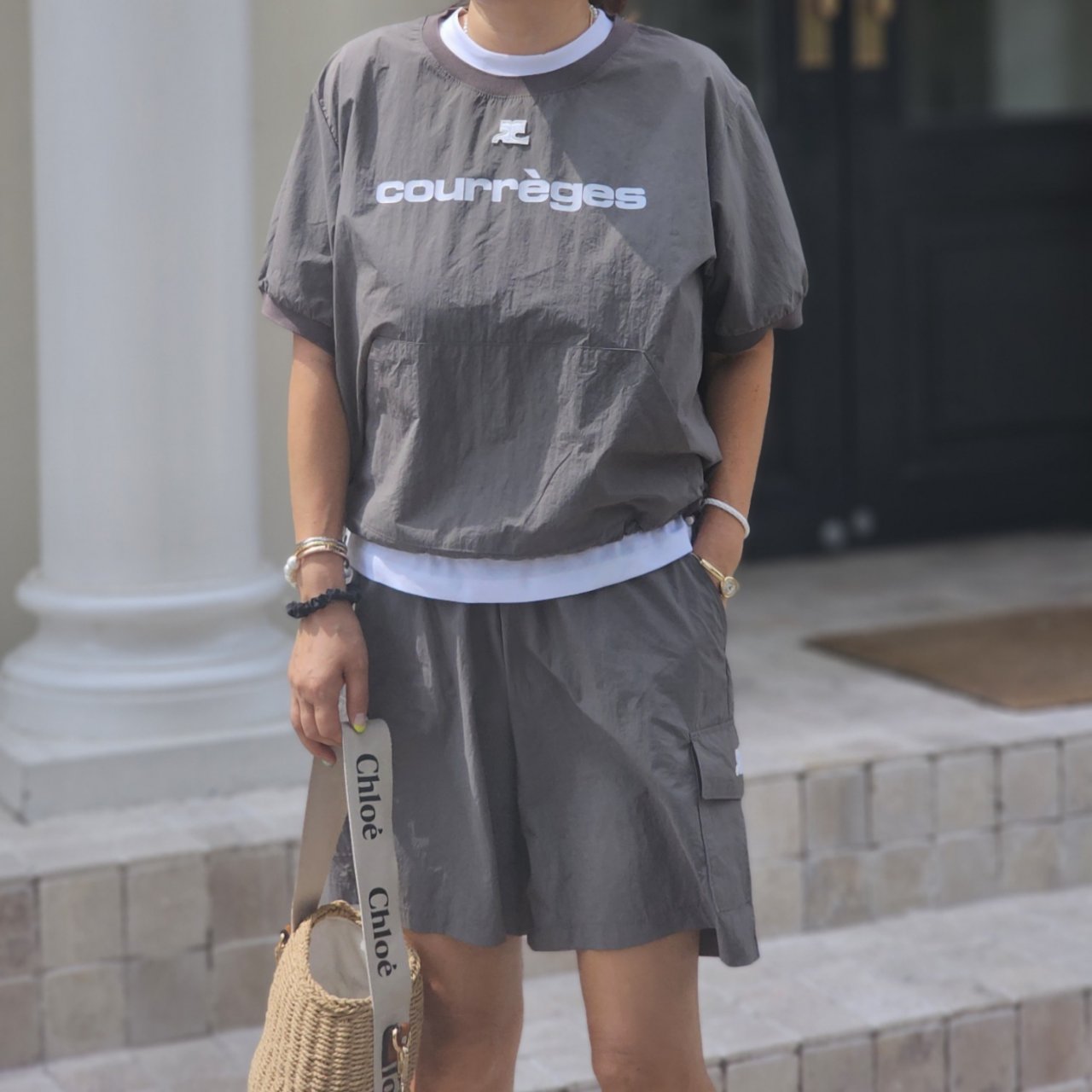 아노락 팬치 맨투맨 Y194 / 브라운,그레이,블랙 25SS~ : 블랙뉴욕