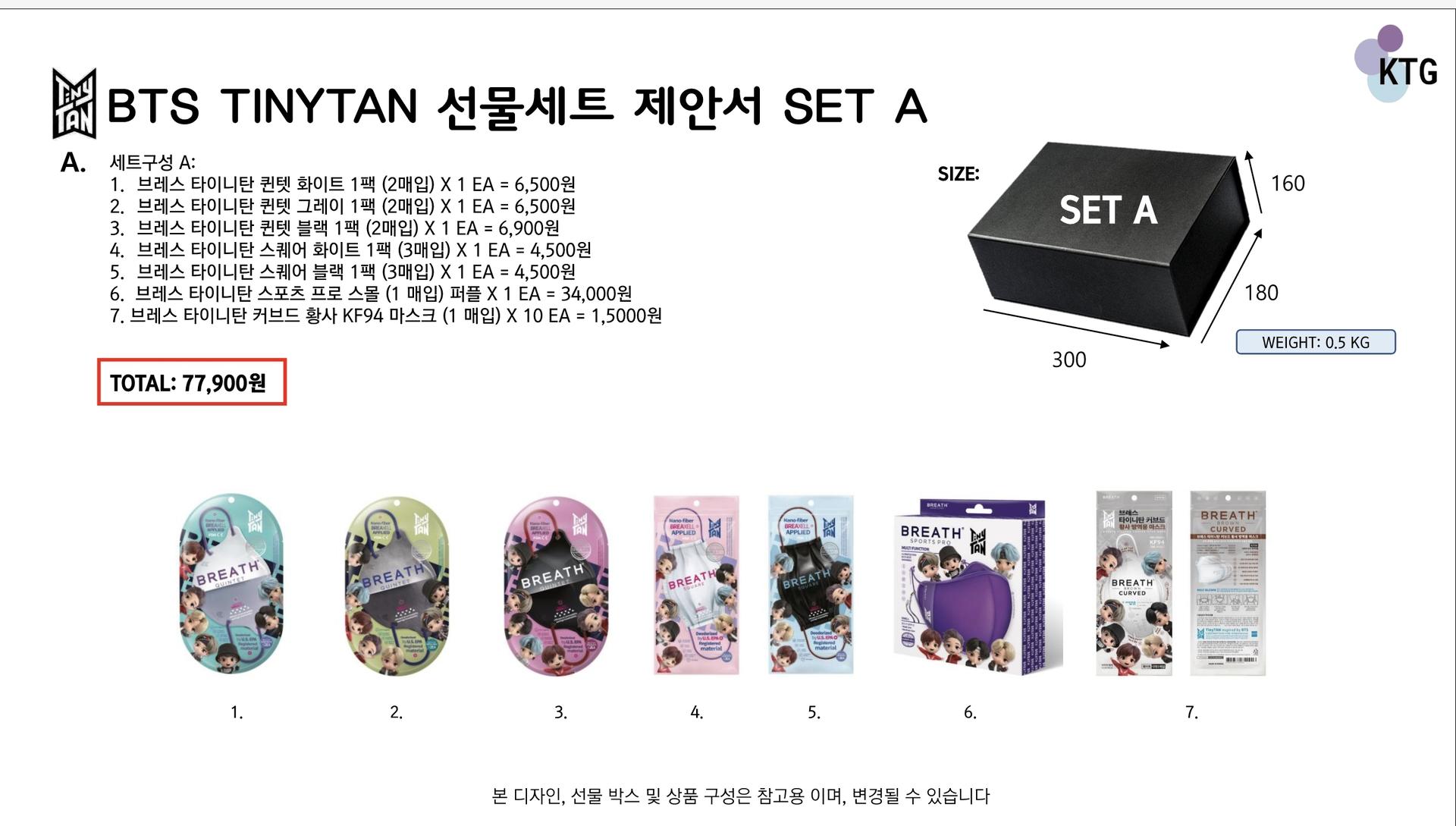 BTS Gift set, Discount Bulk Order : World Model Entertainment
