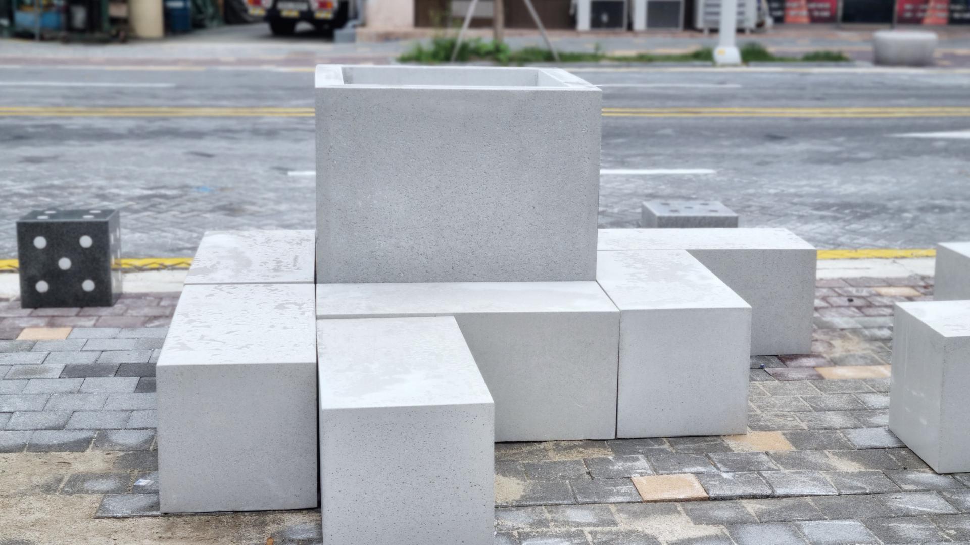 2022 제이에스조경 사각 벤치 & 플랜터 : UHPC 콘크리트 산업을 선도하는 기업 미콘