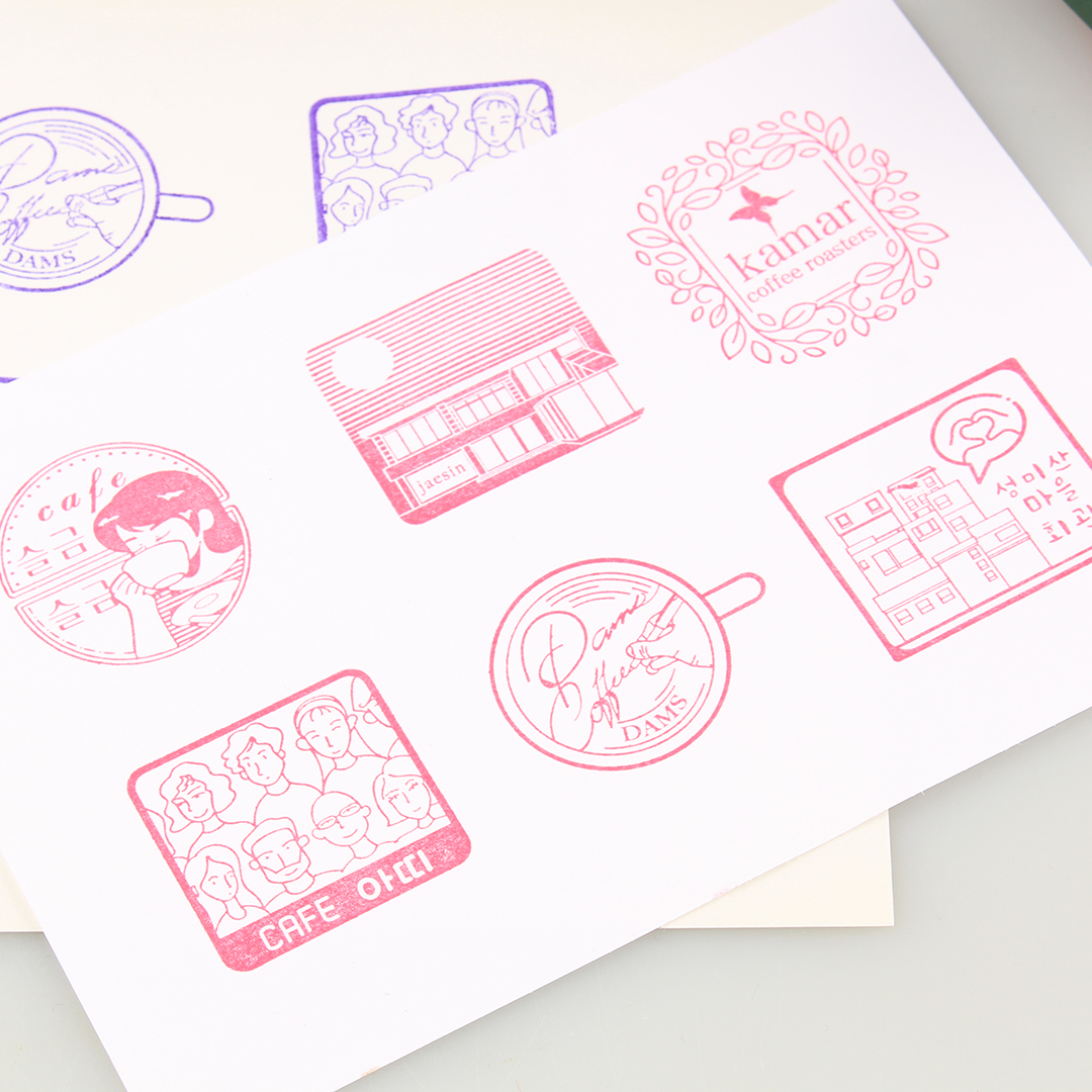 작은전시 스템프 투어를 위한 카페 도장 Cafe Stamp : 포르테 | 기업홍보물, 각종 홍보 굿즈 MD. GOODS
