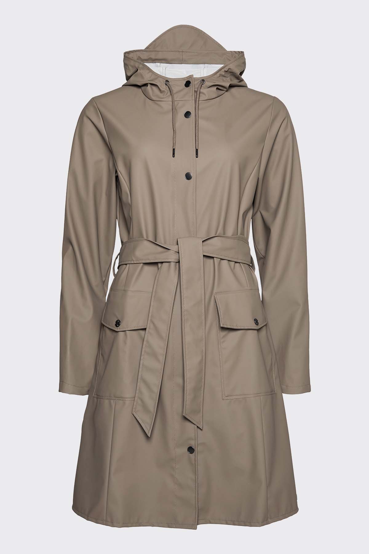 [RAINS] Curve Jacket Taupe_RAINS