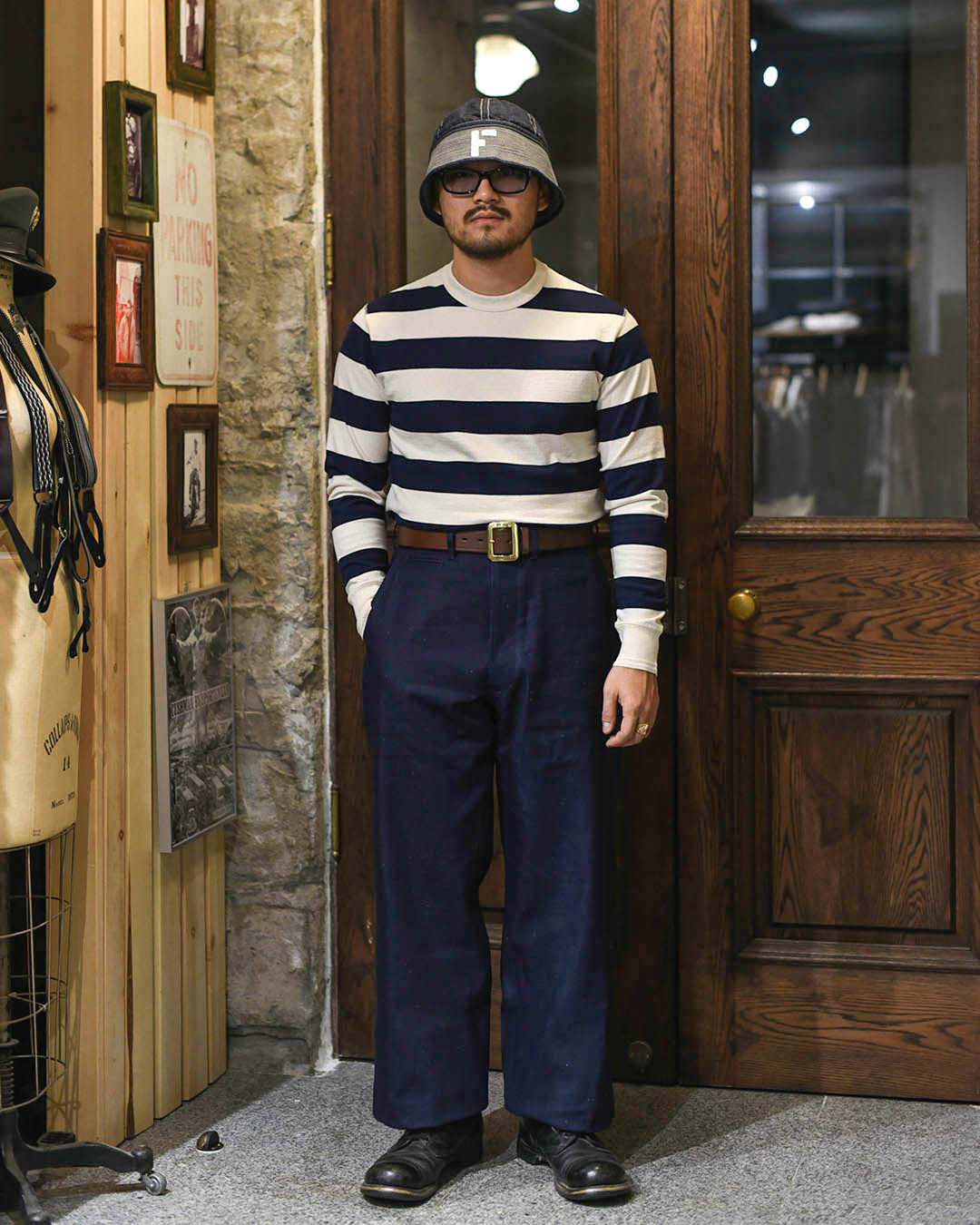 1940s 8oz Denim Trousers [Lot.22040] : Semi Basement General Store