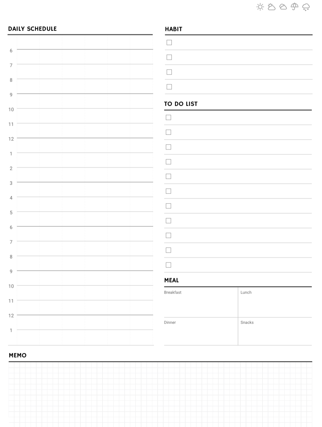 가로형 데일리 플래너 다운로드 받았다가 세로형이 더 편한 것 같아서 안 쓰게 되었는데 비슷한 형태의 세로형이고 깔끔해서 마음에 들어요 군더더기 없어서 더 좋ㅇ습니당 쓸데