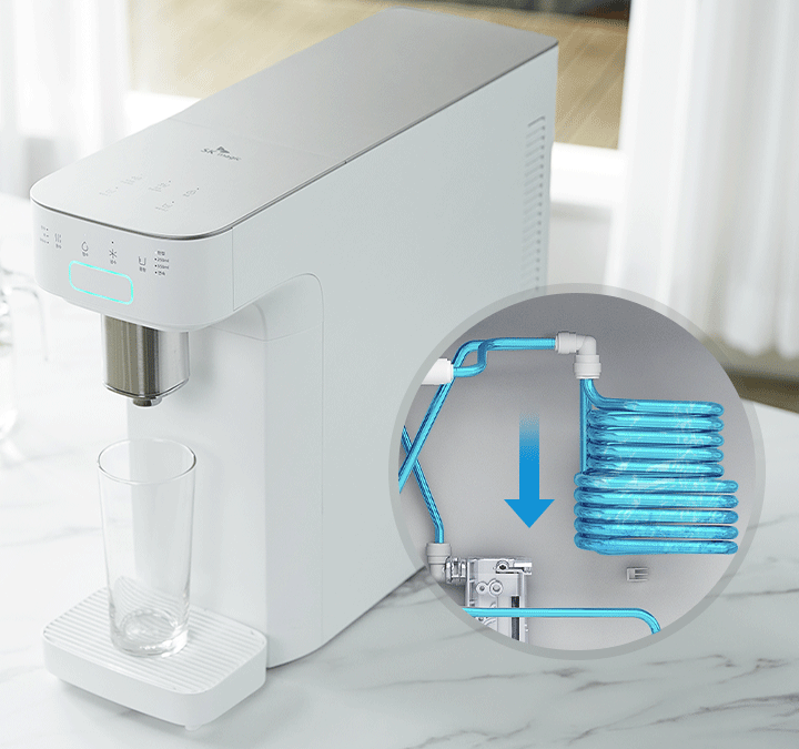 SK매직ALL직수&스테인리스 직수관 스스로직수 냉온정수기렌탈 WPU-A1100C셀프관리 방문관리 선택가능! : SK매직 인증파트너