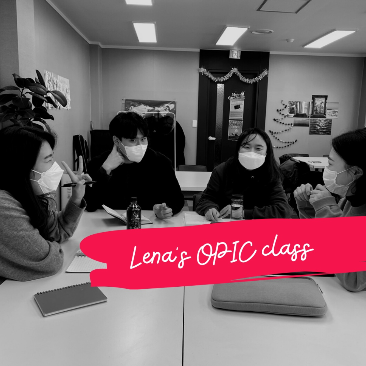 레나 선생님의 겨울 스페셜 클래스 OPIC #4 : 대구 기초 영어회화 더박스 수업 후기모음