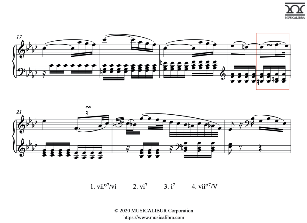 Music Theory Quiz 97. Harmonic Analysis - Secondary Diminished 7th ...