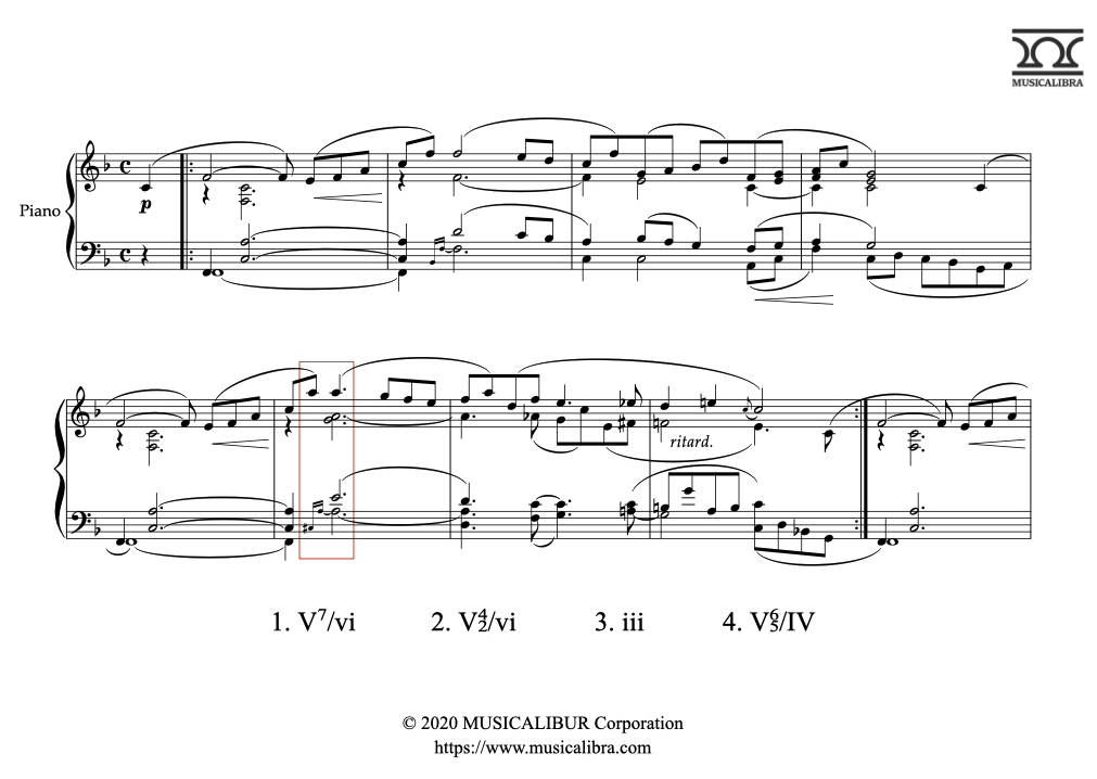 Music Theory Quiz 13. Harmonic Analysis - Secondary Dominant Chord : BLOG